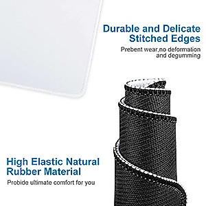 Vintage Bird Floral Anti Slip Rubber Mouse Pad Watercolor Garden Decor Tropical Plant Calla Lily Hummingbird for Wireless Mouse, Computers, Laptop, Office 9.4L x 7.9W Inch