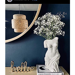 JIFTOK Babys Breath Artificial Flowers, 24 Pcs Fake Flowers Gypsophila Bouquet Fall Flowers Artificial for Decoration, Real Touch Silk Flower for Wedding Christmas DIY Party Home Garden Office(White)