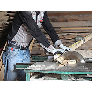 PROGANDA 2 Pairs Grip Cut Resistant Gardening Gloves Level 5 Protection for Outdoor DIY Garden Fishing Car Multipurpose