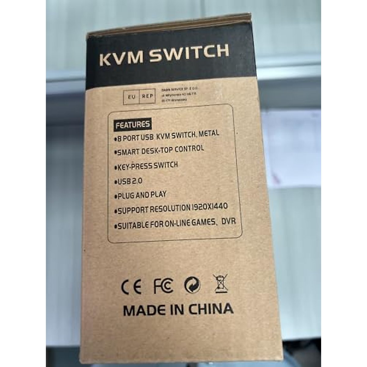 MT-VIKI KVM Switch 8 Port, 8X1 Rackmount KVM Switch VGA, Included 8 2-in-1 KVM Cables & Wire-Desktop Selector, Fit 1U 19'' Rack