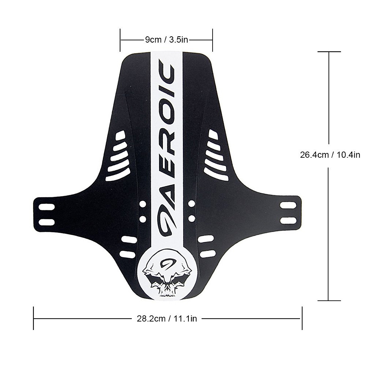 ProRuck Bike Mud Guard, Mountain Bike Fender Mudguard for Front and Rear MTB Mudguard