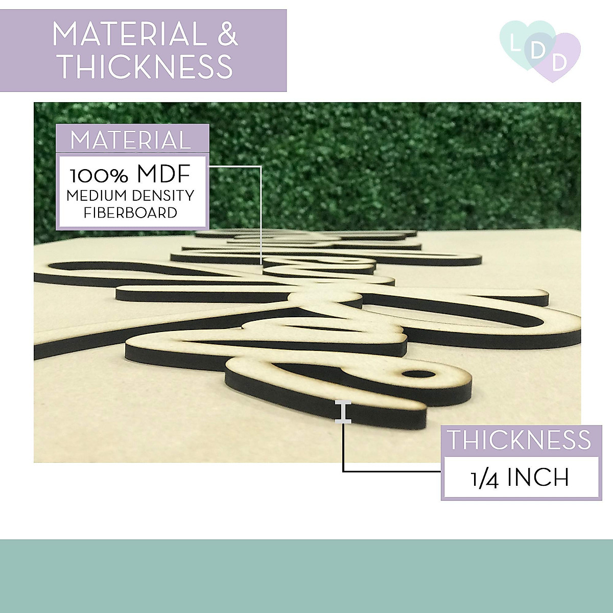 Congrats Grad Wooden Sign - 5 Sizes: 12, 18, 24, 30, 36 inches wide - For Graduation Party, Grad Backdrop, Cap and Gown- Made by Lavender Dots Design