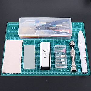 Findfly 36Pcs Modeler Basic Tools Craft Set Hobby Building Tools Kit for Gundam Car Model Building