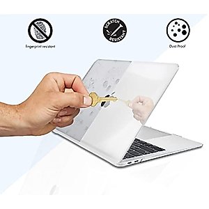 GVTECH Case for MacBook Air 13 inch Crystal Clear Case A1369 A1466, Plastic Hard Shell & Keyboard Cover & Screen Protector for with MacBook Air 13 (2010-2017) (A1369/A1466)