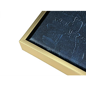 Wieco Art Framed Art Giclee Canvas Prints of Starry Night Over The Rhone Canvas Prints Wall Art by Van Gogh Paintings Reproduction Abstract Framed Artwork for Wall Decor