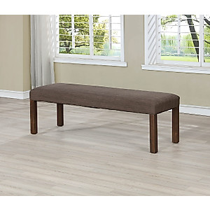 Milton Greens Stars Brown Wire Brushed Dining Bench