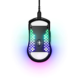 SteelSeries Aerox 3 - Super Light Gaming Mouse - 8,500 CPI TrueMove Core Optical Sensor - Ultra-Lightweight 59g Water Resistant Design - Universal USB-C connectivity - Onyx (Renewed)