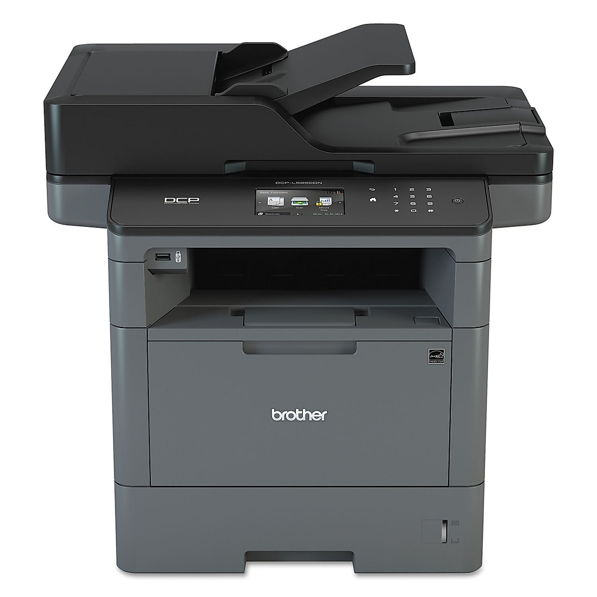 Brother Monochrome Laser Printer, Multifunction Printer and Copier, DCP-L5650DN, Flexible Network Connectivity, Duplex Print & Copy & Scan, Mobile Device Printing, Amazon Dash Replenishment Ready