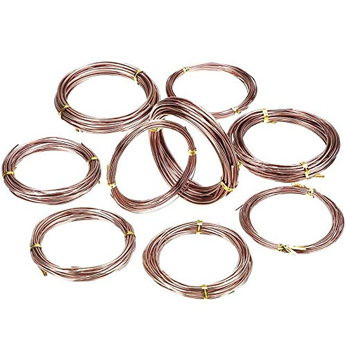 Pumbaa 9 Rolls Bonsai Wires Anodized Aluminum Bonsai Training Wire with 3 Sizes (1.0 Mm,1.5 Mm,2.0 Mm),Total 147 Feet - Black