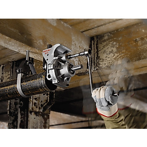 RIDGID 25638 975 Combo Roll Groover, Grooving Machine Mounts to RIDGID 300 Power Drive for Schedules 10, 40, and 80 Pipe, Chrome, Small