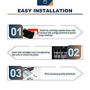 (15 Pack Canon PGi-250XL CLi-251XL Compatible Ink Cartridge Replacement for Canon 250 251 XL pgi250 cli251 PIXMA MX922 IP7220 MG5520 MG5420 IX6820 IP8720 MG7520 Printer (PGBK Bk Cyan Magenta Yellow)
