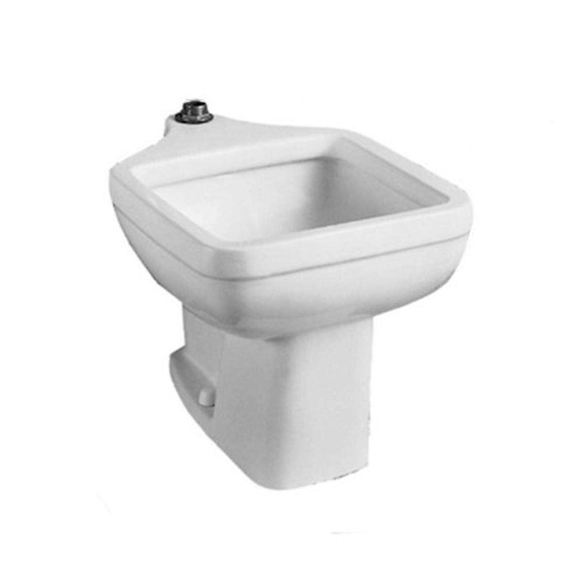 American Standard 9504999.020 Clinic Floor-Mounted Service Sink with 1-1/2-In Top Spud, 18.00 x 20.00 x 29.25 inches, White