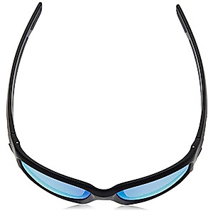 Oakley Men's OO9331 Straightlink Rectangular Sunglasses, Matte Black/Prizm Deep Water Polarized, 61 mm