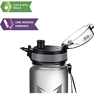 Super Sparrow Water Bottle - 32 oz - BPA & Toxic Free Tritan Water Bottles - One Touch Opening - Leak-proof Plastic Bottle - Kids Water Bottle for Office, Gym, Outdoor, Sports