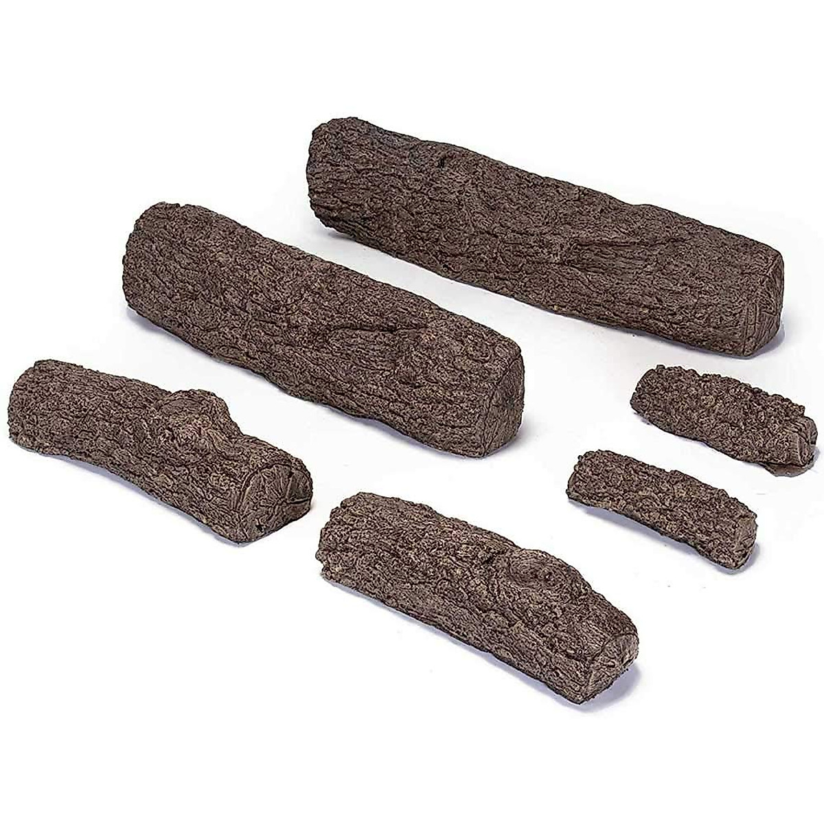 Peterson Fyreside 24-inch Live Oak Log Set with Vented Burner, Auto-Safety Pilot Control Valve and Gas Connection Kit (Propane Gas Only)