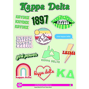 Kappa Delta - Sticker Sheet - Girl Power