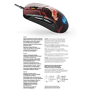 SteelSeries Rival 310 CS:GO Howl Edition Gaming Mouse - 12,000 CPI TrueMove3 Optical Sensor - Split-Trigger Buttons - RGB Lighting