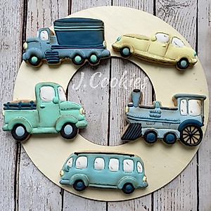 LILIAO Vehicle Pick-up Truck Cookie Cutter - 4.5 x 2.9 inches - Stainless Steel