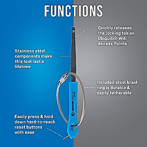 Jonard Tools UUT-425 Ubiquiti WiFi Access Point Base Unlock & Reset Tool