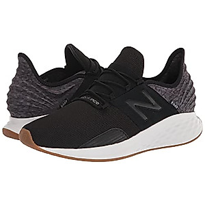 New Balance Men's Fresh Foam Roav V1 Running Shoe, Black/Grey, 11