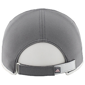 adidas Women's Adizero II Cap, Grey/White/Hawthorne Pink, One Size