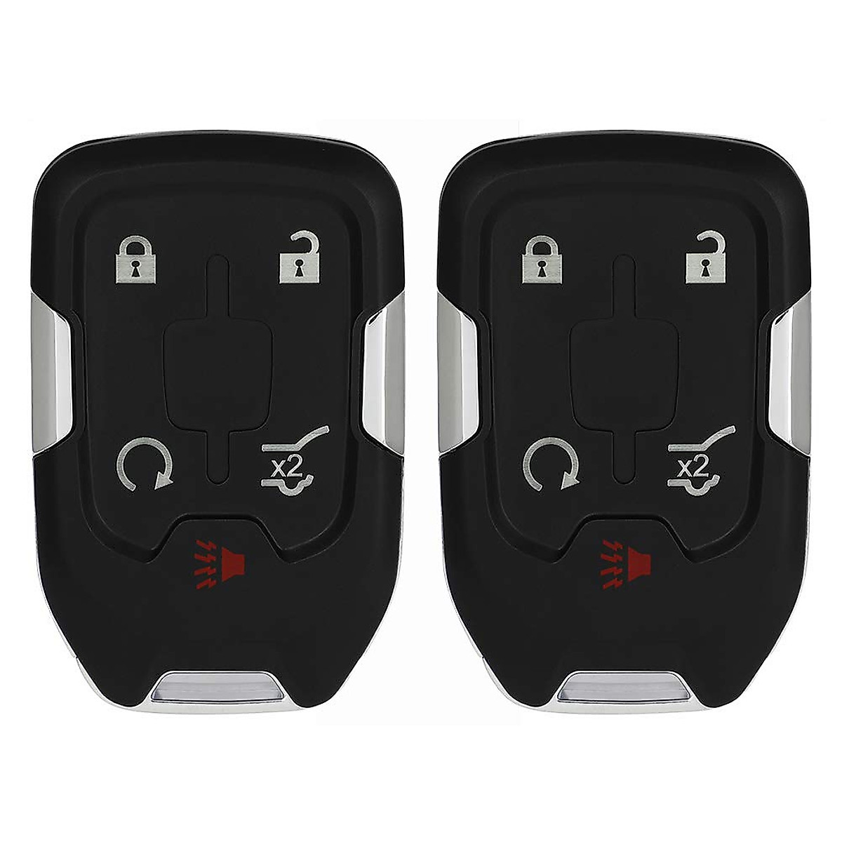 OCPTY 2 PCS Flip Key Entry Remote Control uncut Key Fob(Shell Case) Replacement for GMC Acadia/Terrain 2017-2020 HYQ1EA HYQ1AA 13508275 13584502