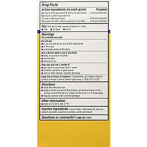 Equate Triple Antibiotic First Aid Ointment, 1 Ounce (Pack of 2) (Compare to Neosporin Active Ingredients) Twin Pack