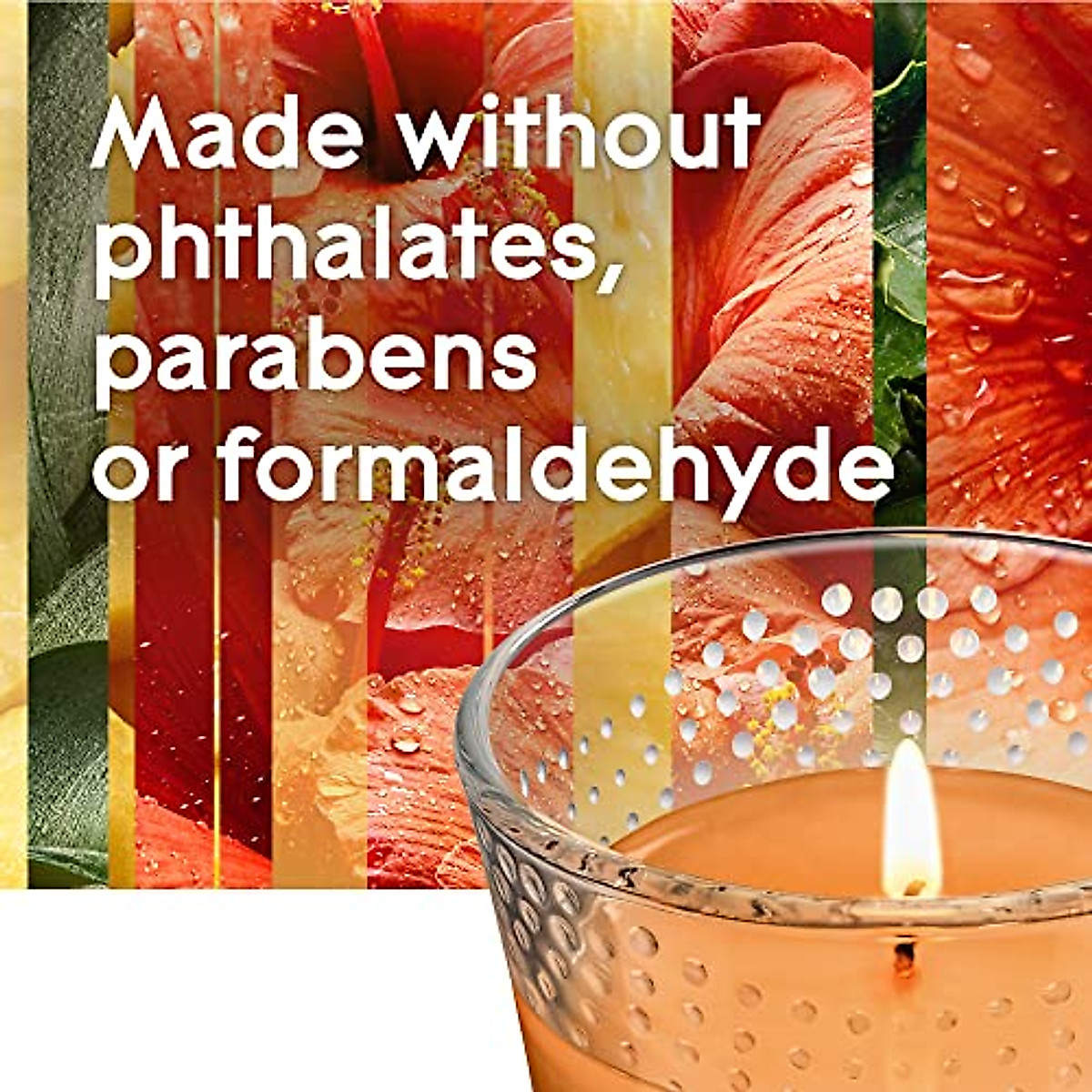 Glade Candle Jar, Air Freshener, Hawaiian Breeze, 3.4 oz, 2 Count