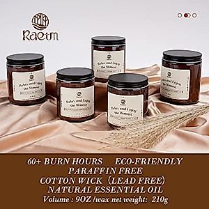 Candles for Home Scented, 60 Burn Hours 9oz Scented Candles Gift for Women, Stress Relief Gifts, Birthday Gifts (Cream Orange)