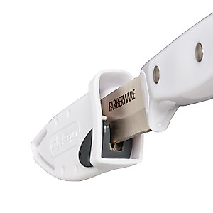 Farberware Edgekeeper Triple Riveted Paring Self-Sharpening Blade Cover, High Carbon-Stainless Steel Kitchen Ergonomic Handle, Razor-Sharp Knife, 3.5 Inch, White