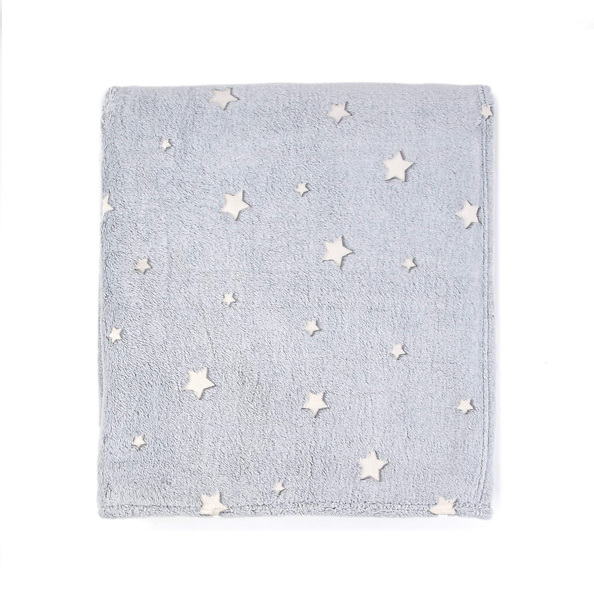 Tadpoles Super Soft Glow in The Dark Stars Baby Blanket, Girls and Boys (30x40 inch)