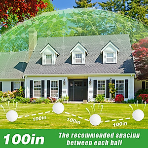 24 Pack Deer Repellent, Rabbit Repellent, Deer Deterrent, Powerful Deer Repellent for Yard, Keep Deer Out from Fence Plant Trees Garden Home