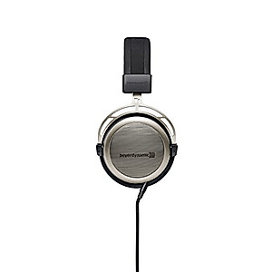 beyerdynamic T1 2nd Generation Audiophile Stereo Headphones with Dynamic Semi-Open Design (Silver)