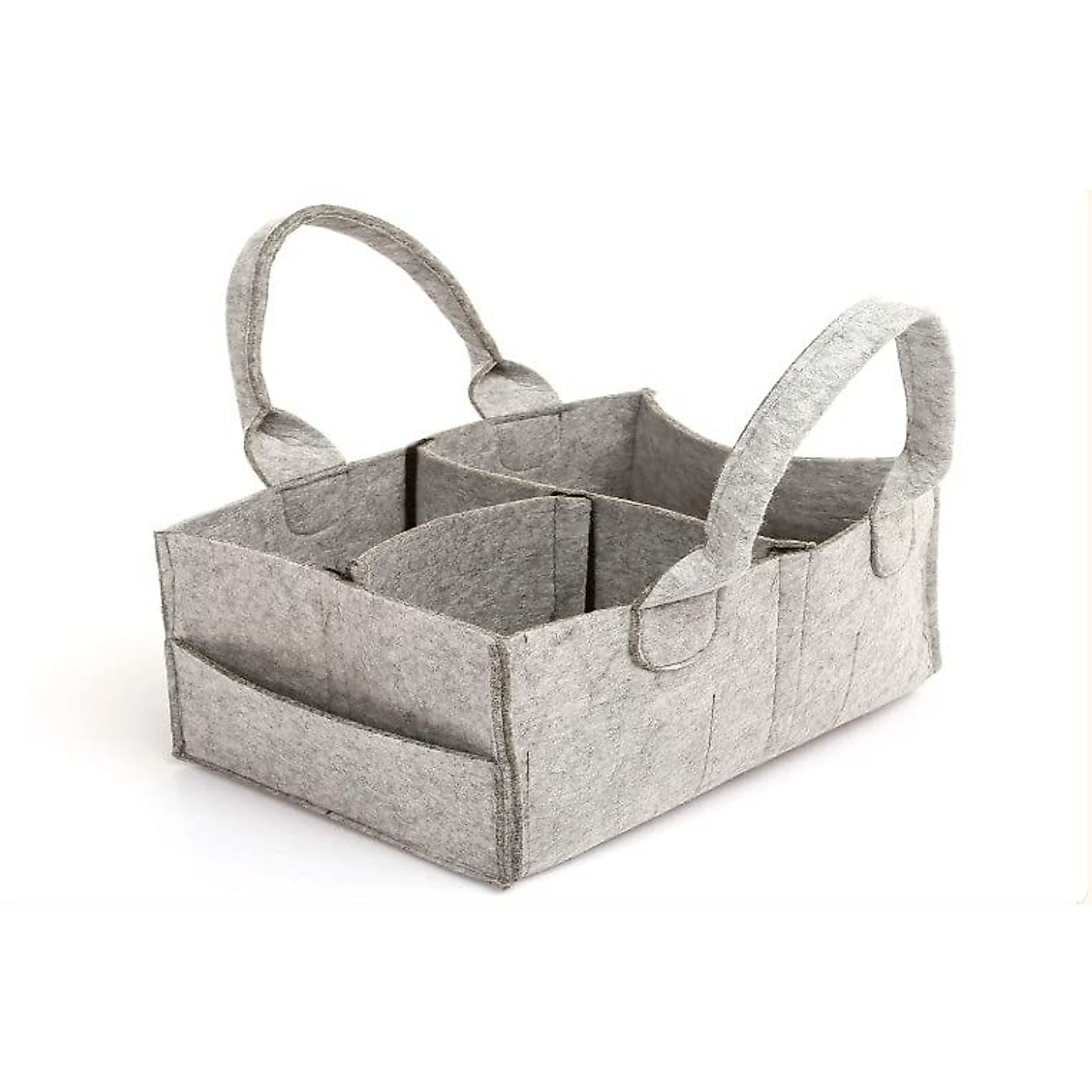 Baby Diaper Caddy – Nursery Organizer – Diapers baby wipes Organizer – Storage Caddy - newborn Storage baby diaper Organizer - Easily portable diaper organizer - baby care bag