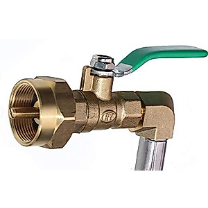 DOZYANT Universal 3 Feet Propane Refill Hose with ON-Off Control Valve Propane Refill Adapter for 1 lb Propane Tank Cylinder Bottle, POL Propane Tank Connector