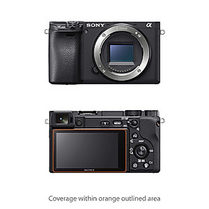 BoxWave Screen Protector Compatible With Sony Alpha a6400 (Screen Protector ClearTouch Anti-Glare (2-Pack), Anti-Fingerprint Matte Film Skin for Sony Alpha a6400