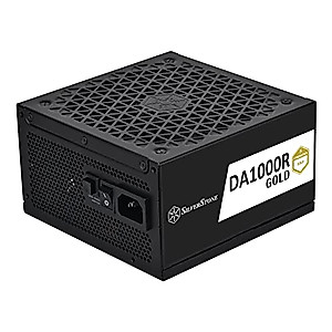 SilverStone Technology Decathlon DA1000R Gold Cybenetics Gold 1000W PCIe 5.0 Fully Modular ATX 3.0 Power Supply, SST-DA1000R-GM
