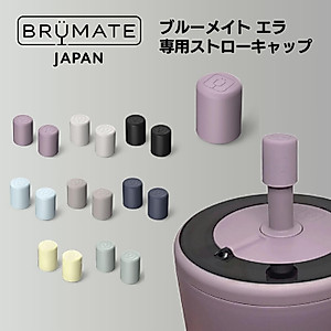 Shop Japan BrMate Era Prickly Pear Straw Cap Set of 2 Magnetic Straw Caps, Yellow