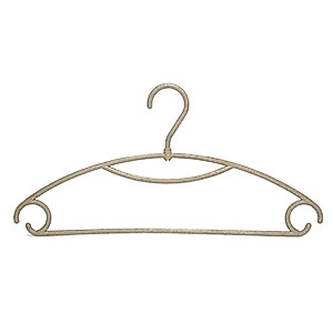 EYHLKM 10pcs Hangers Drying Racks 360 Swivel Hook Windproof Non-Slip Pink Clothing Hanger for Clothes Organizer ( Color : Off-White )