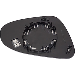 Kool Vue Mirror Glass Compatible with 2014-2019 Toyota Corolla Driver Side Heated - TO1324117