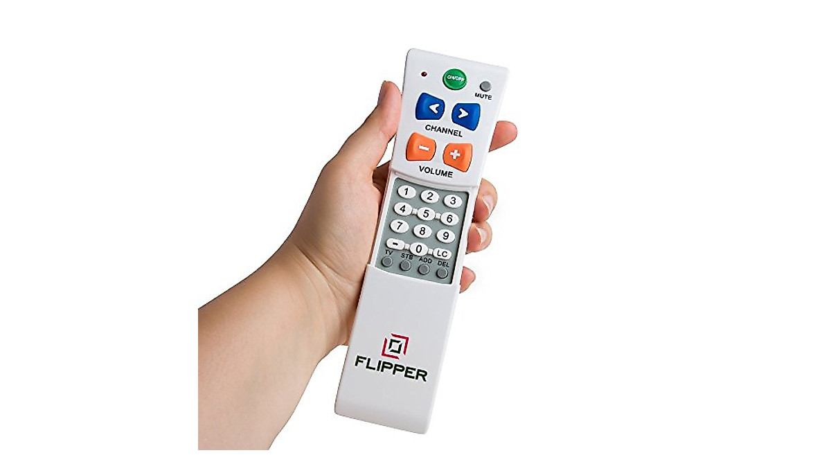 Flipper Big Button Universal TV Remote for Seniors
