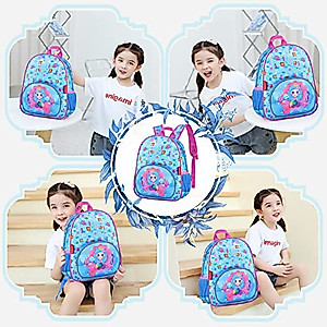 Daaupus 12-Inch girl preschool backpack,Kids Backpack for Boys & Girls, Perfect for Daycare and Preschool, Unique design print backpack for school and travel