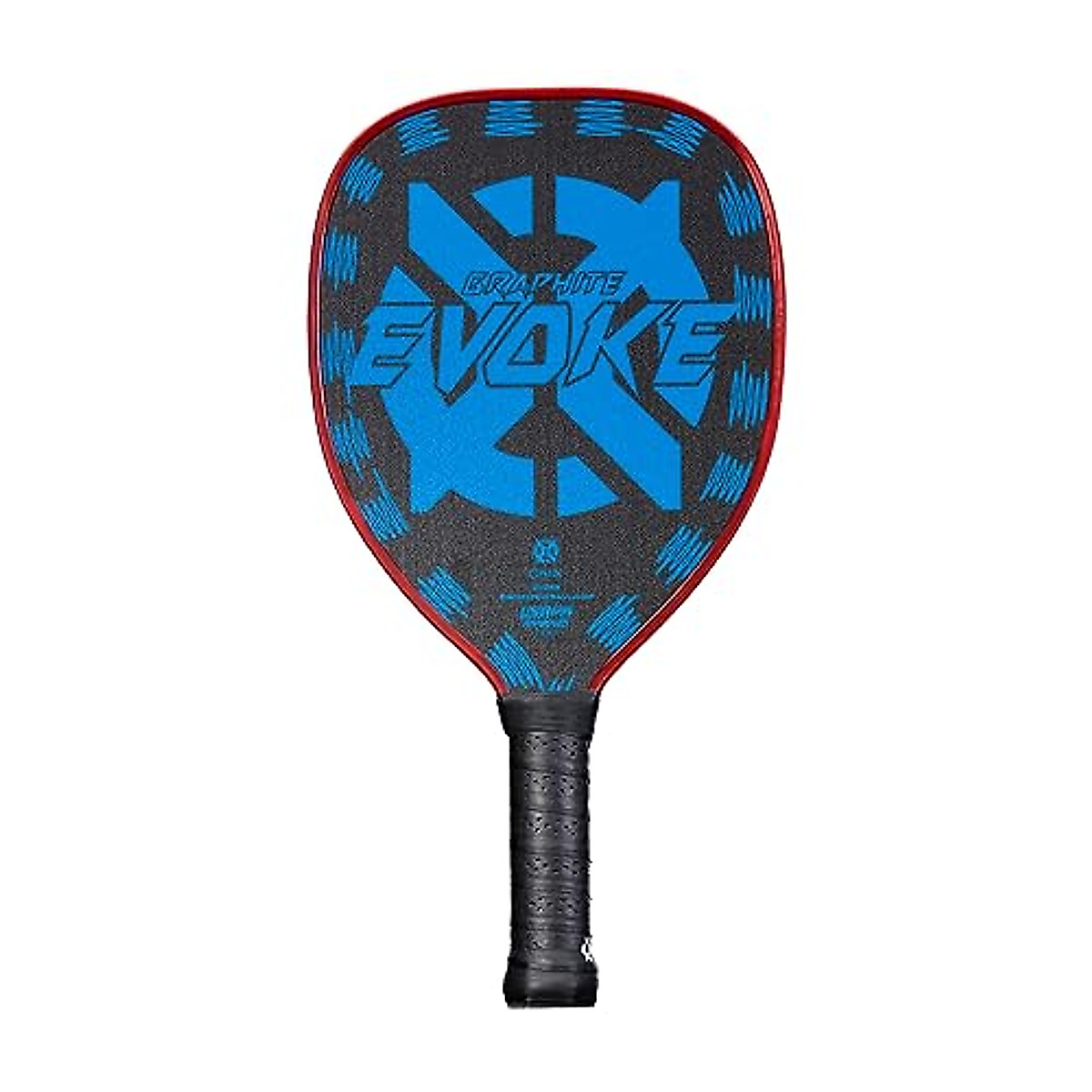 Onix Graphite Evoke Tear Drop Pickleball Paddle Features Tear Drop Shape, Polypropylene Core, and Graphite Face, Blue