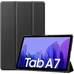 ProCase Smart Case for Galaxy Tab a7 10.4" 2022 2020 (SM-T509 T500 T503 T505 T507), Slim Light Cover Trifold Stand Hard Shell Folio Smart Case for Galaxy Tab A7 10.4 Inch 2022 2020 Tablet -Black