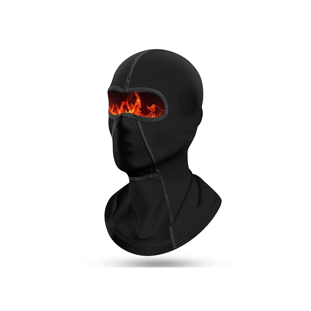 Balaclava Long Neck Face Mask - Dustproof Windproof - Hood Beanie Thermal Tactical Mask - Outdoor Sports - Adult Motorcycle, [1pc] Black