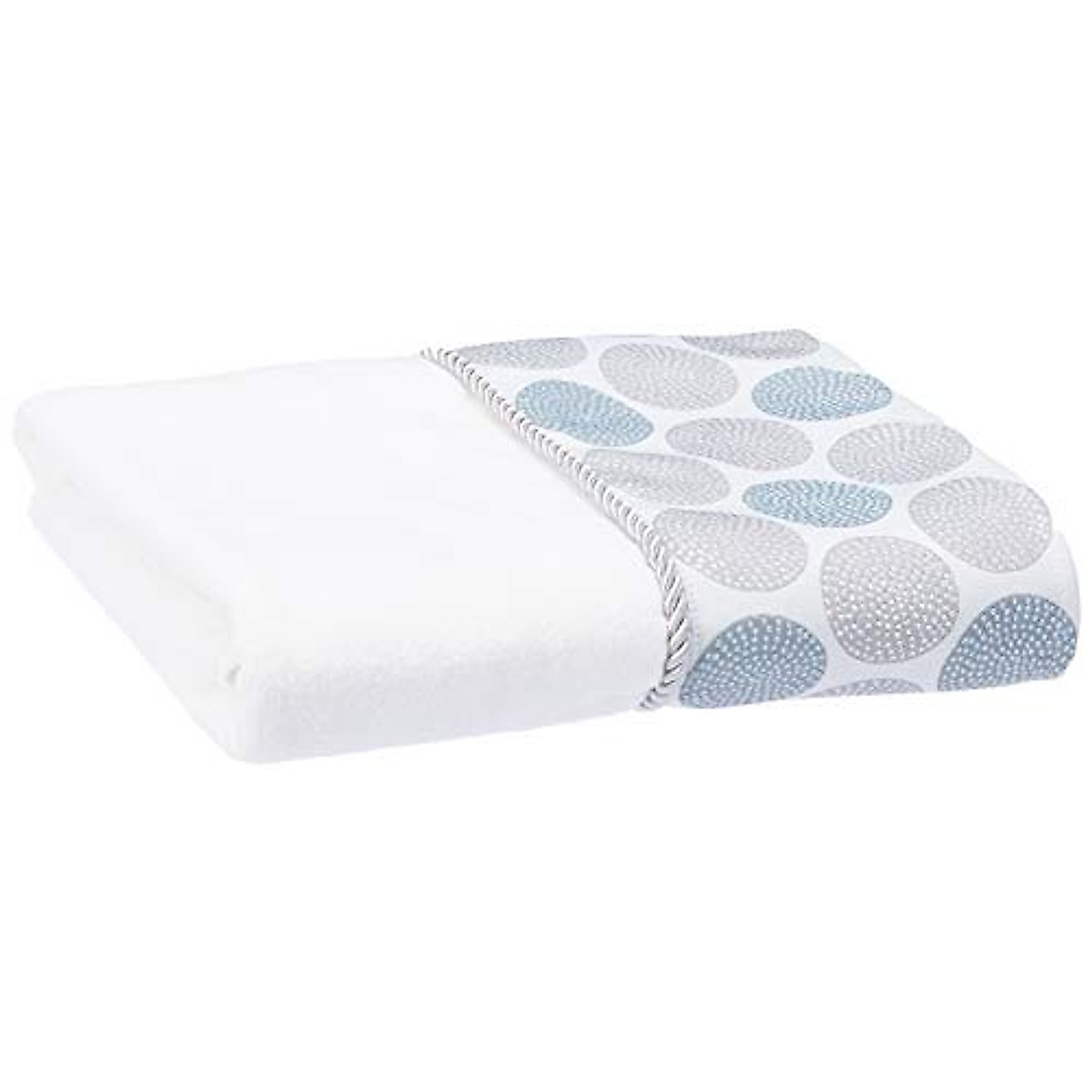 Avanti Linens - Bath Towel, Soft & Absorbent Cotton Towel (Dotted Circles Collection, White)