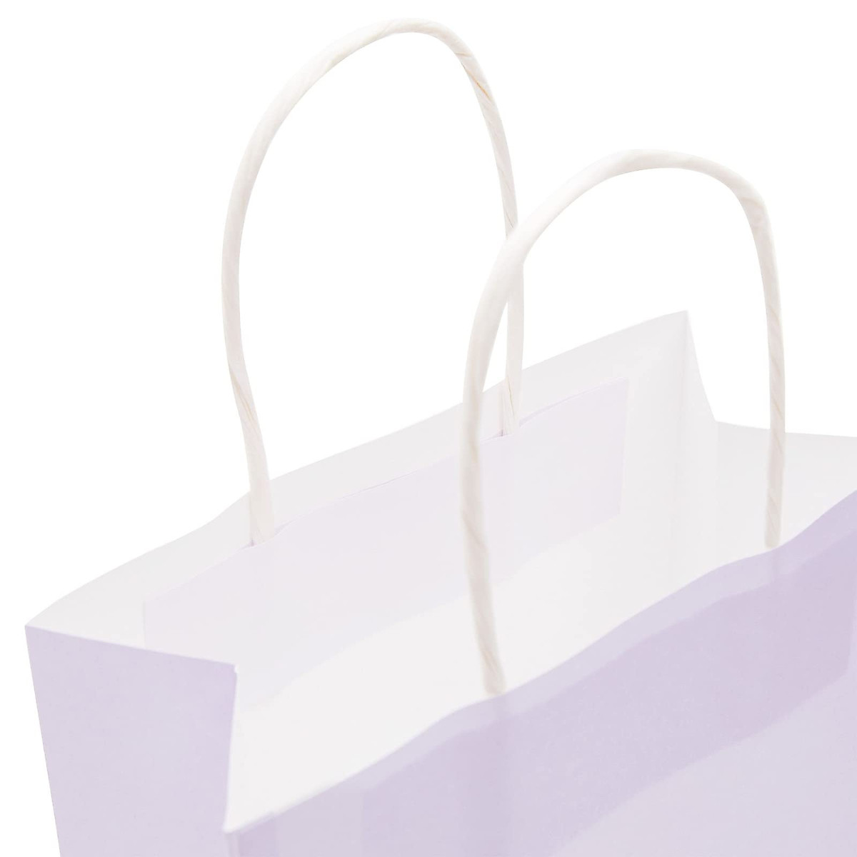 Juvale Pastel Paper Gift Bags with Handles for Goodies, Baby Shower, Party Favors (25 Pack, 5 Colors, 8.5 x 6.2 x 3.1 in)