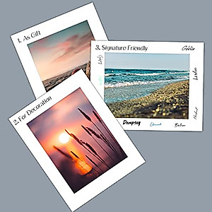 Golden State Art, White Pre-Cut 11x14 Picture Mat for 8.5x11 Photo, with Acid Free White Core High Premier Bevel Cut Mattes (10-Pack)