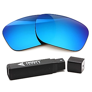 IKON LENSES Replacement Lenses for RB4264 Ray Ban (Polarized) - Fits RayBan RB 4264 Chromance Sunglasses (Ice Blue Mirror)
