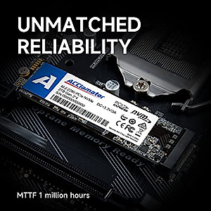 Acclamator 256GB NVMe SSD PCIe M.2 2280 Internal SSD, High Performance Solid State Drive for Laptop and Desktop Read Speed Up to 2000MB/s N20
